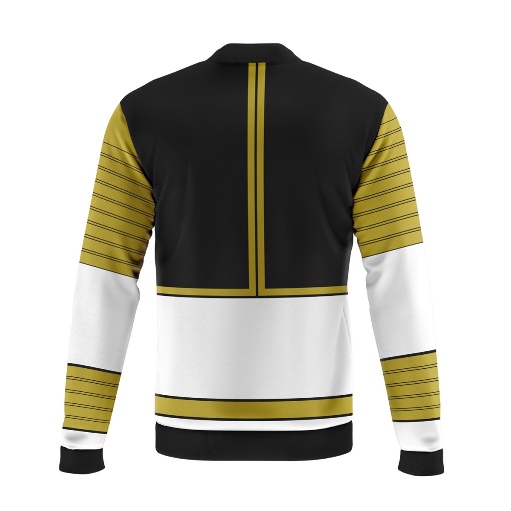 White Ranger Mighty Morphin Power Rangers Casual Bomber Jacket | Power ...